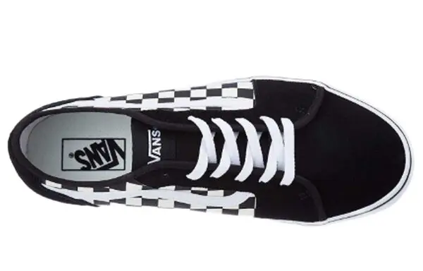 VANS Filmore Decon Checkboard Lace-up Sneakers - Black/white