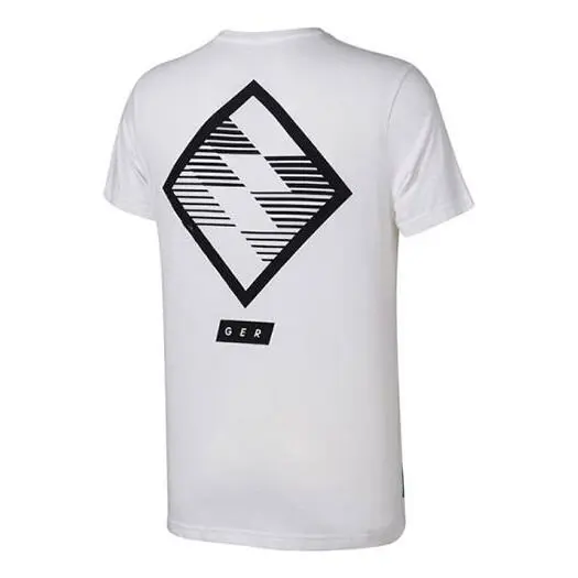 Adidas Dfb German Football Association 18/19 T-shirt 'white - White/black