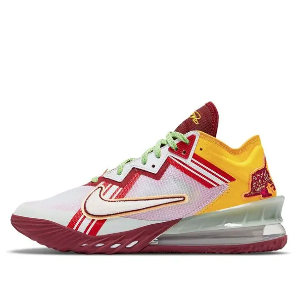 Nike Mimi Plange X Lebron 18 Low Ep 'higher Learning' Sneakers - White