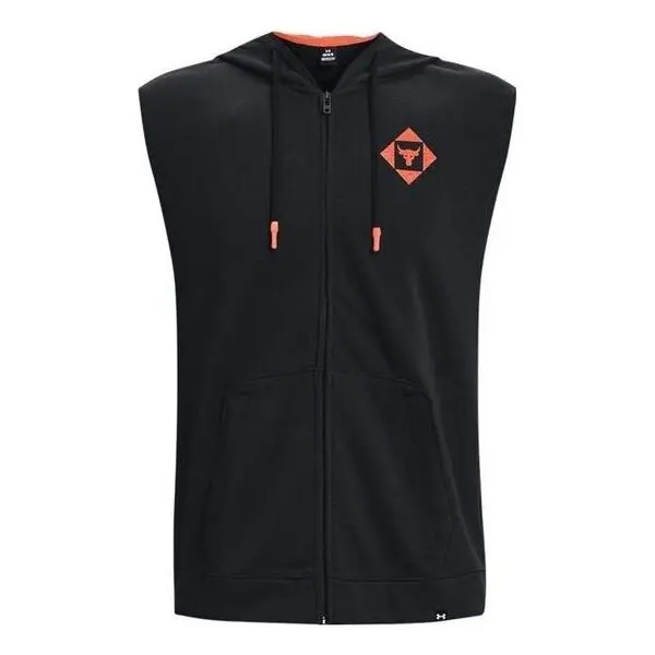 Under Armour Project Rock Sleeveless Hoodie - Black/multi-color