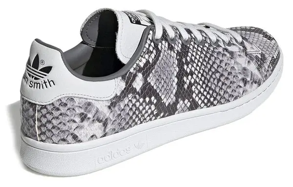 Adidas Stan Smith Snakeskin Low Top Sneakers - Grey