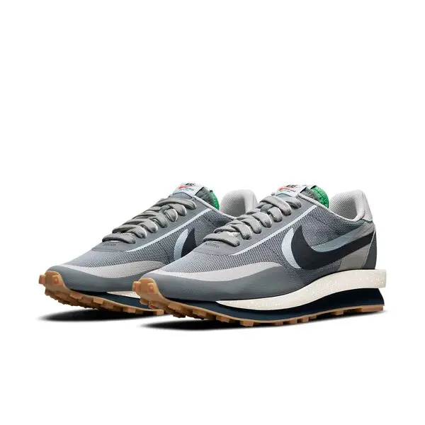 Nike X Sacai X Clot Ldwaffle "kiss Of Death 2 - Neutral Grey/obsidian/cool Grey