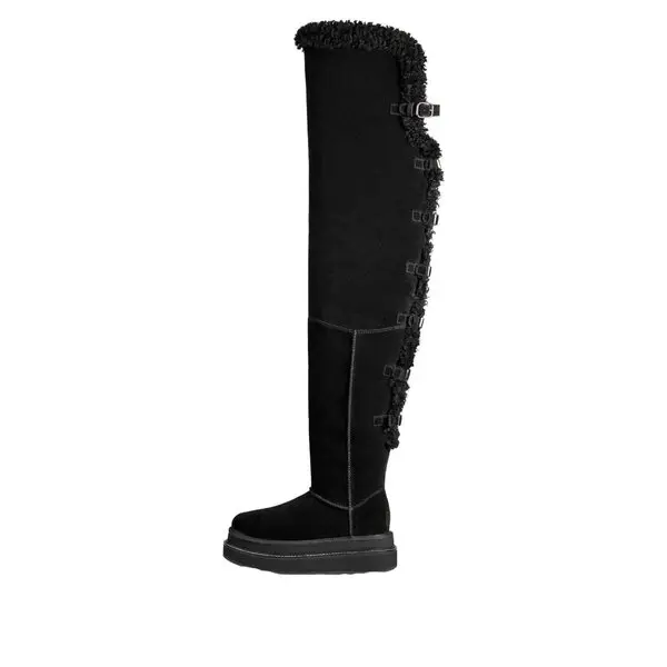 UGG X Sacai Thigh High Boot - Black