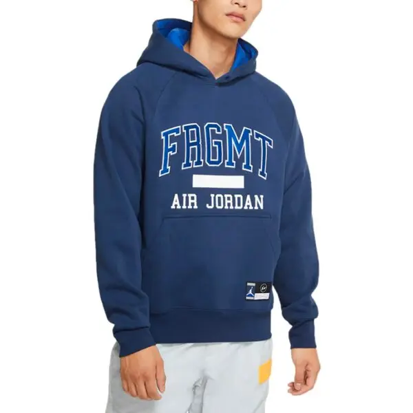 JORDAN X Fragment Pullover Hoodie - Blue
