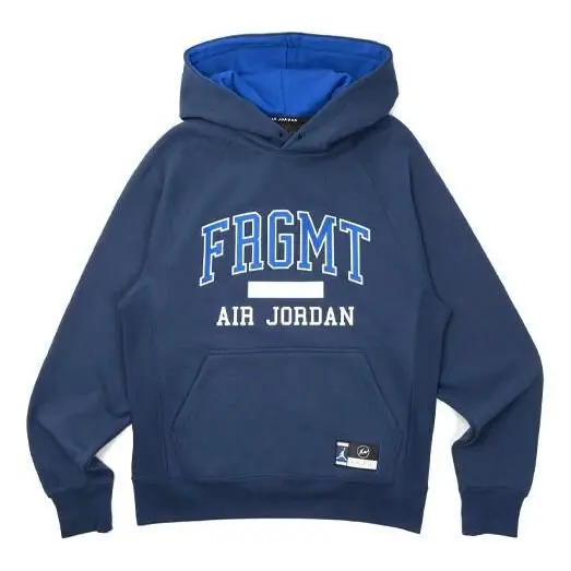 JORDAN X Fragment Pullover Hoodie - Blue