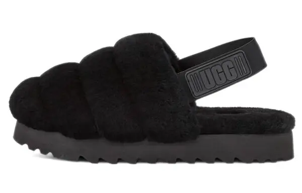 UGG Fluff Slipper - Black