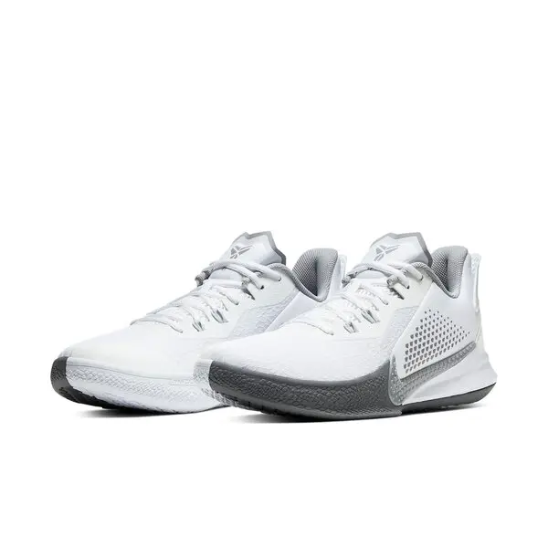Nike Mamba Fury 'white Wolf Grey' Sneakers - Black/white/grey