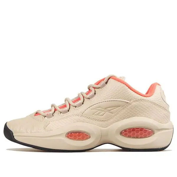 REEBOK Question Low "exotic Leathers" Sneakers - Tan