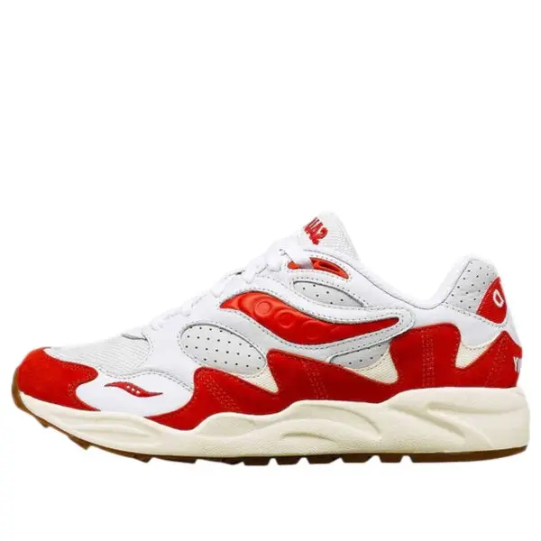 Saucony Grid Shadow 2 "ivy Prep" Sneakers - White/red