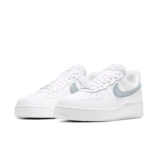 Nike Force 1 '07 Low Top Sneakers - White/blue