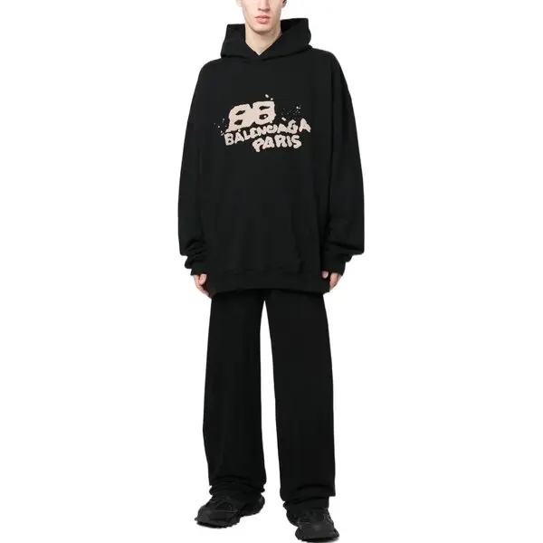 Balenciaga Hand-drawn Bb Icon Hoodie