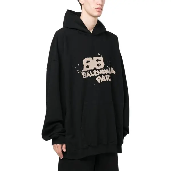 Balenciaga Hand-drawn Bb Icon Hoodie