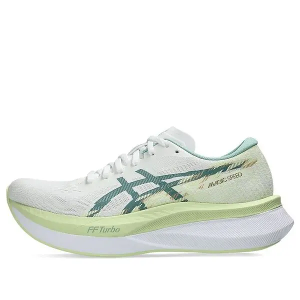 Asics Magic Speed 4 Athletic Sneakers - White/celadon