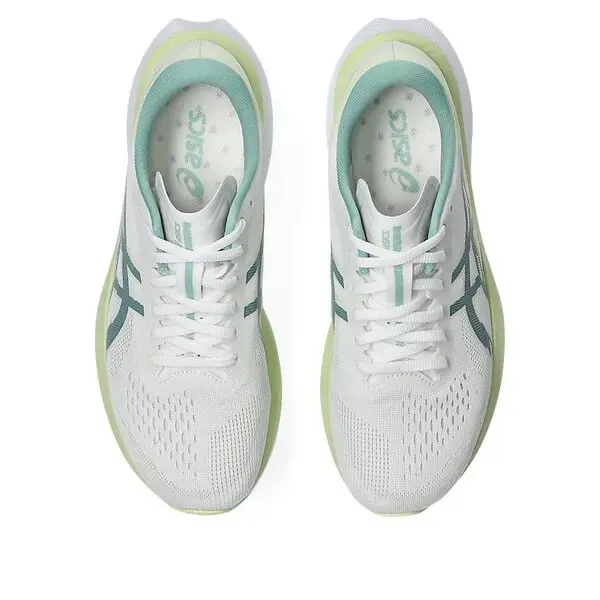 Asics Magic Speed 4 Athletic Sneakers - White/celadon