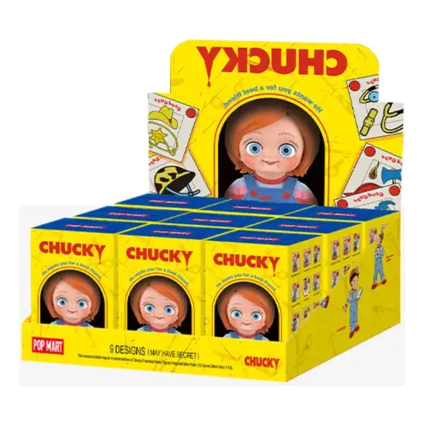 POP MART Chucky Franchise Series Figures Blind Box Case