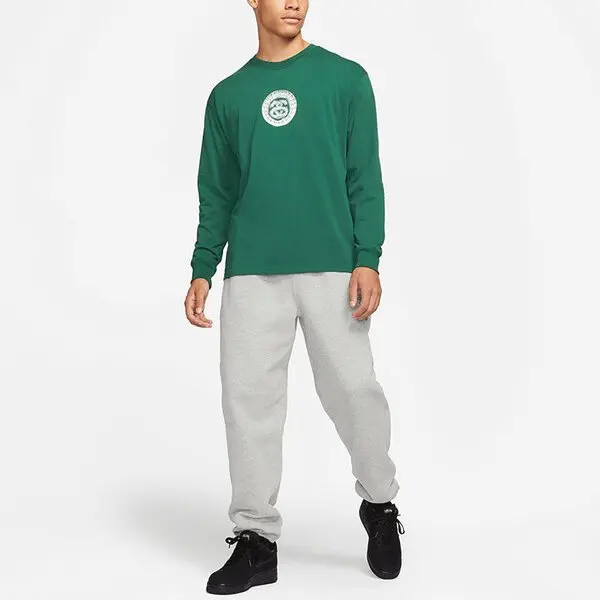 Nike X Stussy Crossover Logo Round Neck Pullover Sweatshirt