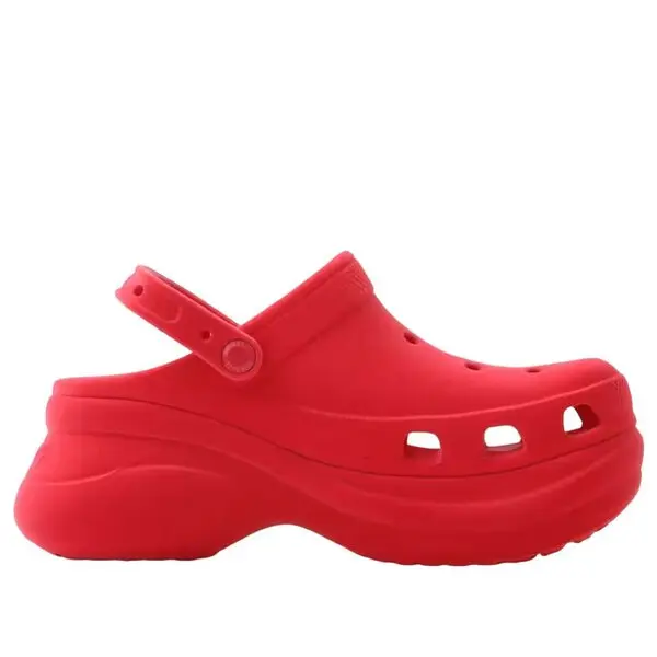 CROCS Bae Velvet Clog - Digital Raspberry/red