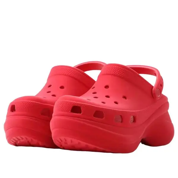 CROCS Bae Velvet Clog - Digital Raspberry/red
