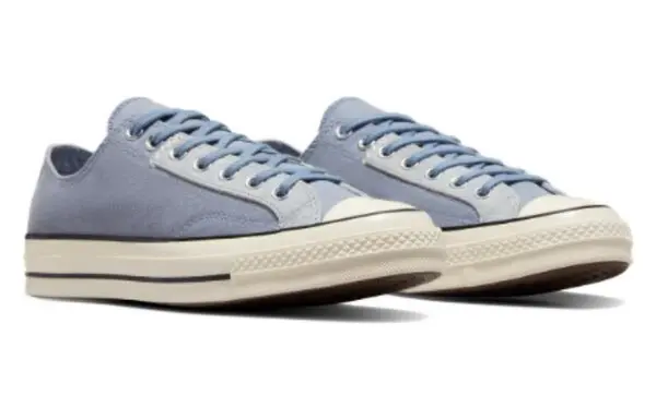 CONVERSE Chuck 70 Mix Material Lace-up Sneakers - Blue/white