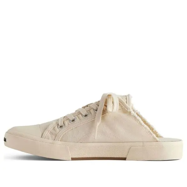 Balenciaga Mules - White/black/red