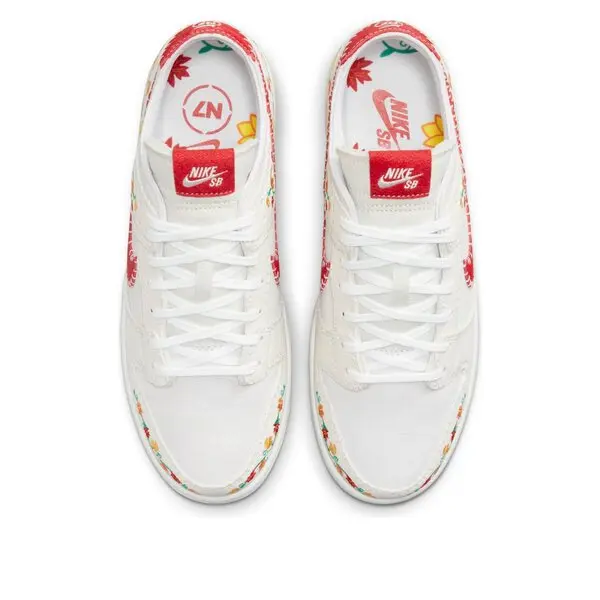 Nike Dunk Low "n7 Opti Yellow University Red" Sneakers