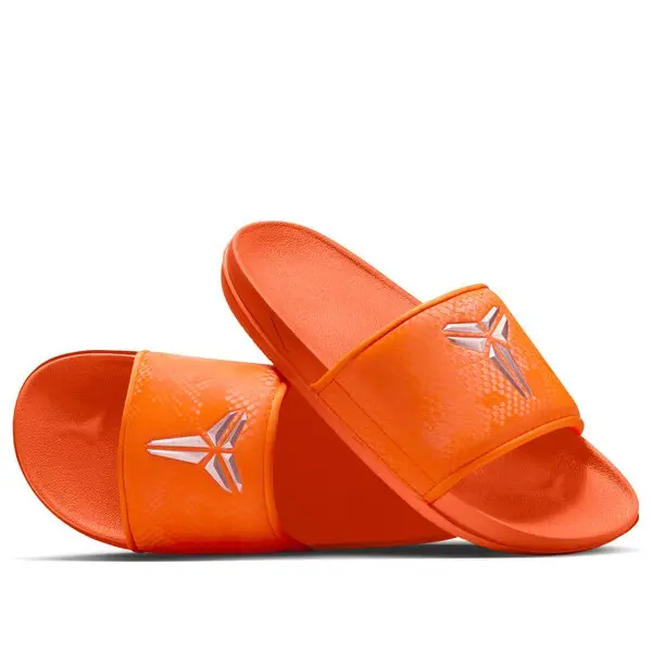 Nike X Kobe Bryant Offcourt Slide - Safety Orange/metallic Silver