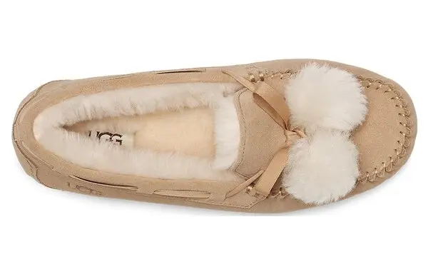 UGG Dakota Moccasin Slippers - Light Brown