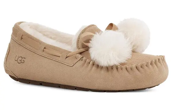 UGG Dakota Moccasin Slippers - Light Brown