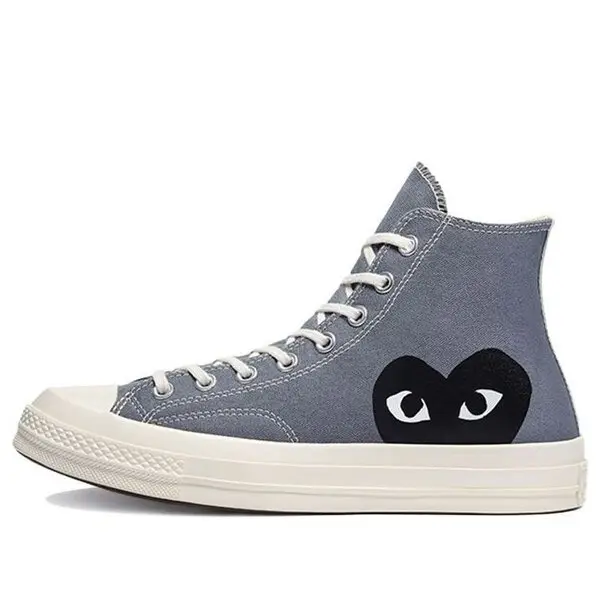 CONVERSE Comme Des Garçons Play X Chuck 70 High Top Sneakers - Grey/black