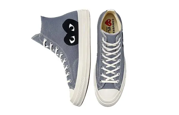 CONVERSE Comme Des Garçons Play X Chuck 70 High Top Sneakers
