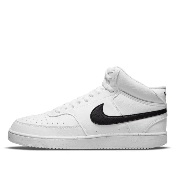 Nike Court Vision Mid Next Nature Sneakers - White/black
