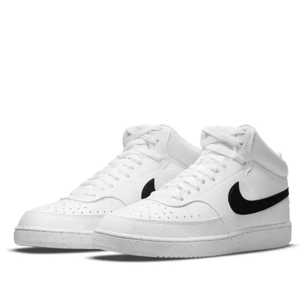 Nike Court Vision Mid Next Nature Sneakers - White/black