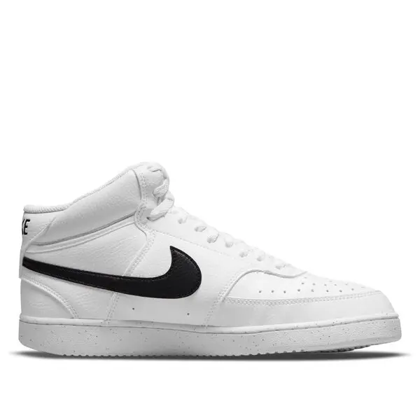 Nike Court Vision Mid Next Nature Sneakers - White/black