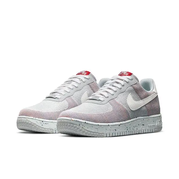 Nike Force 1 Crater Flyknit Sneakers - Grey/white