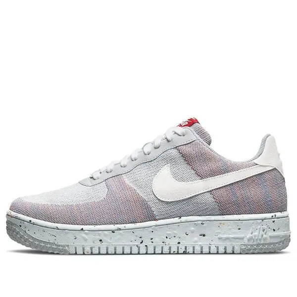 Nike Force 1 Crater Flyknit Sneakers - Grey/white