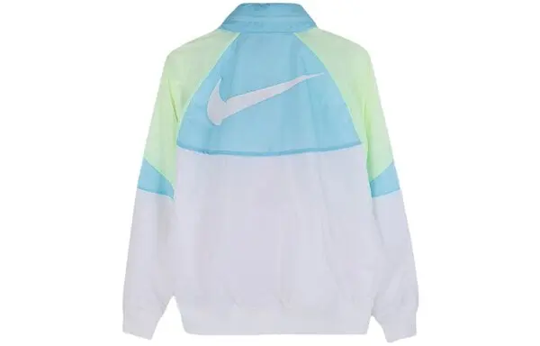 Nike Colorblock Hooded Logo Windbreaker Jacket