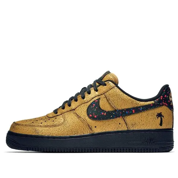 Nike Force 1 Low 'caribana Festival' Sneakers - Gold