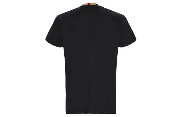 Burberry Detail Collar Short Sleeve