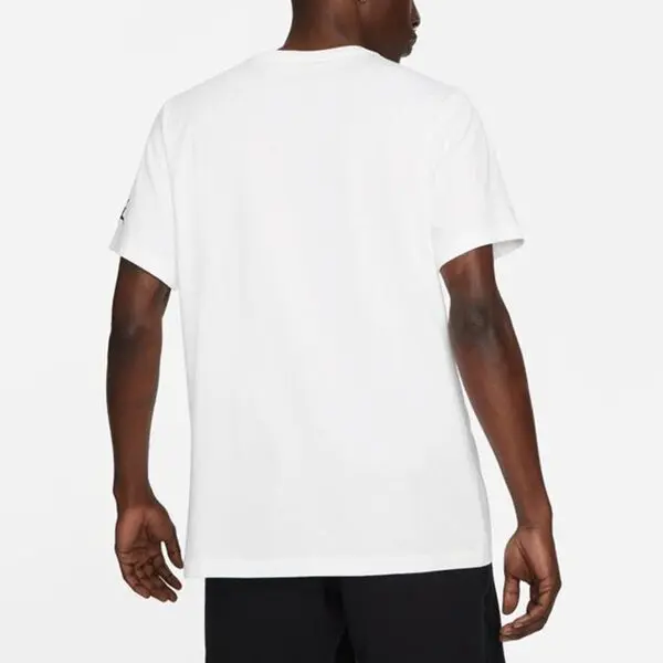 Nike As J Jmc Ss Hbr Ctn Crew - White