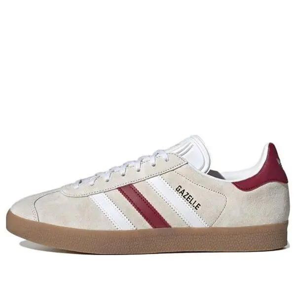 Adidas Gazelle "aluminium Burgundy" Suede Sneakers - Beige/tan/burgundy