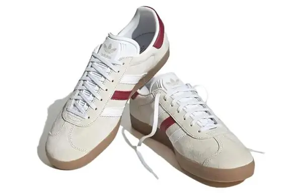 Adidas Gazelle "aluminium Burgundy" Suede Sneakers - Beige/tan/burgundy
