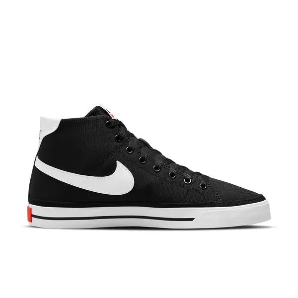 Nike Court Legacy Canvas Mid - Black/white/orange