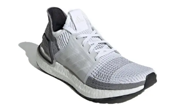 Adidas Ultraboost 19 Athletic Sneakers - Gray/white