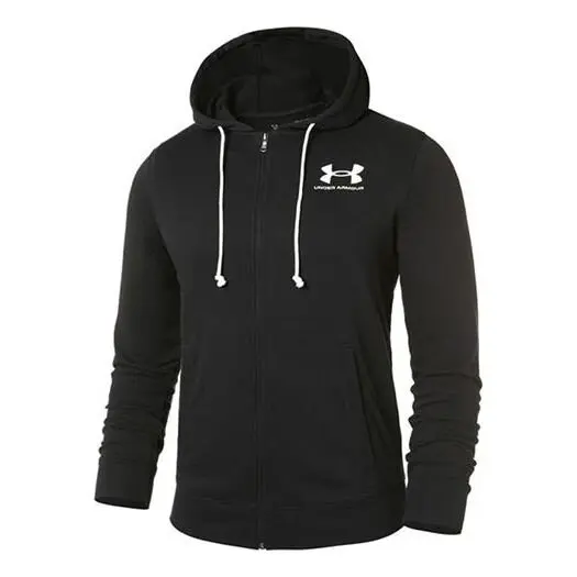 Under Armour Rival Terry Zip-up Hoodie - Black