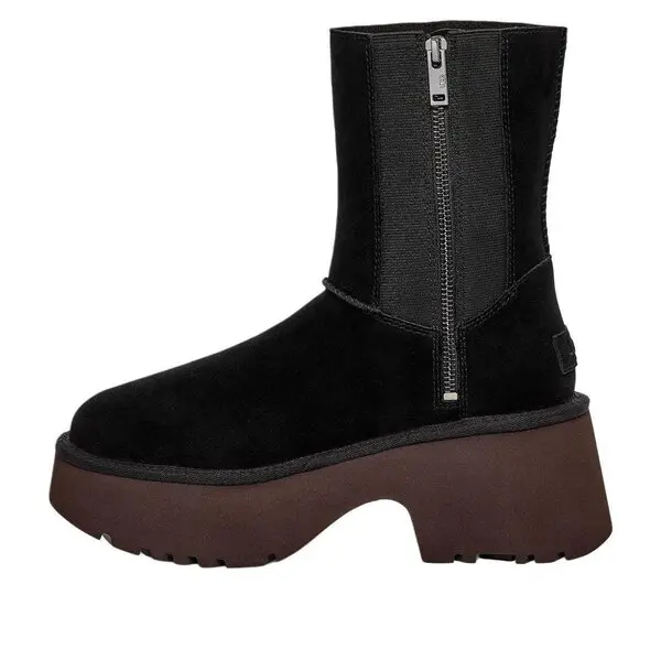 UGG Classic Twin Seam New Heights Boots - Black