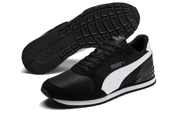 PUMA St Runner V2 Low Top Sneakers - Black/white
