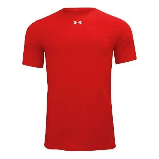 Under Armour Locker Tee With Camouflage Back Panel - Red