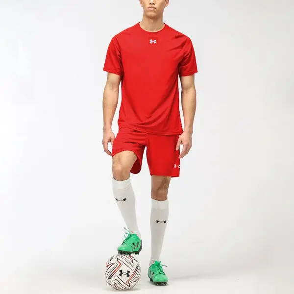 Under Armour Locker Tee With Camouflage Back Panel - Red