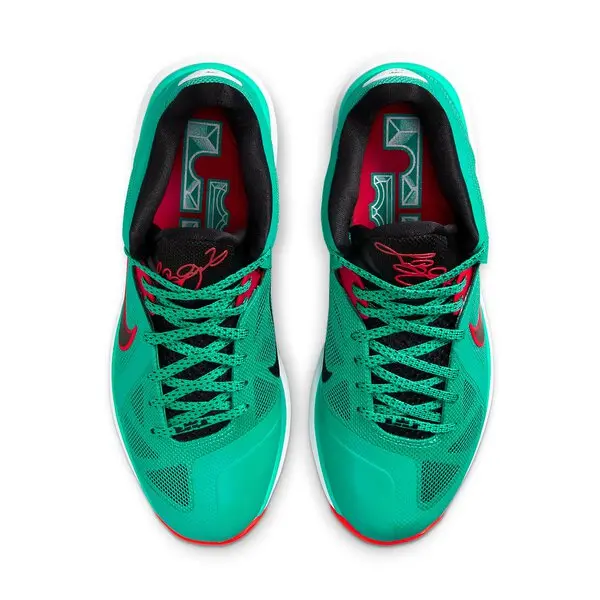 Nike Lebron Low "reverse Liverpool" Athletic Sneakers - Teal