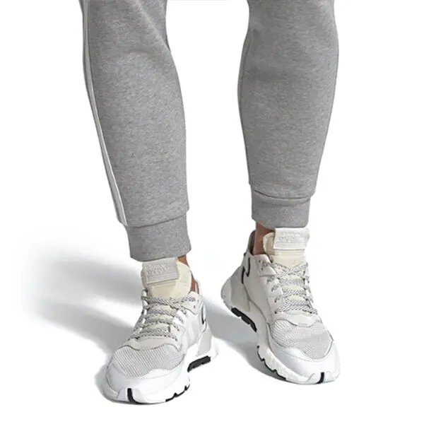 Adidas Nite Jogger Sneakers - Ftwwht/crywht